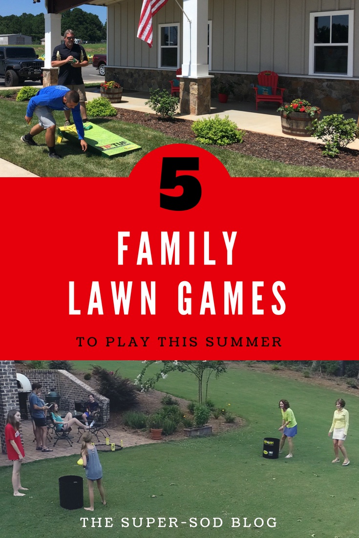 Family Lawn Games from Our Yards to Yours